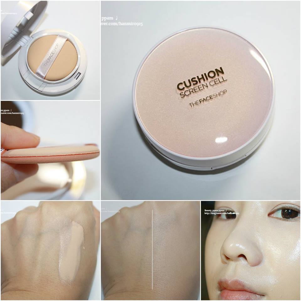 Phấn Nước The Face Shop Cushion Screen Cell SPF50 PA+++ - Mỹ Phẩm Hà Nội